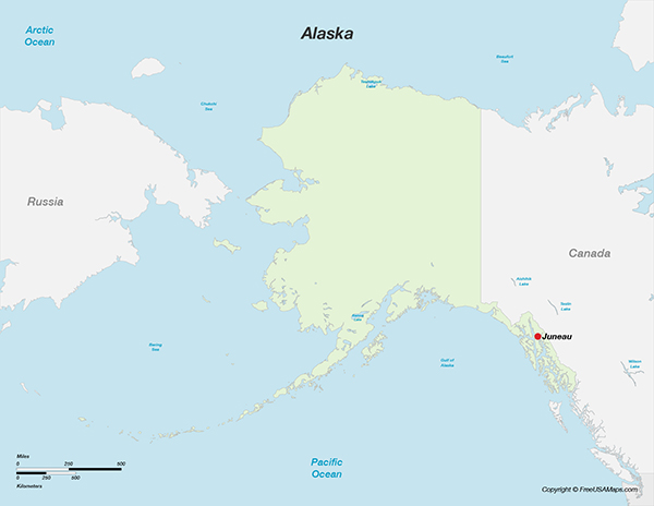 Printable Map of Alaska with Counties and Cities | Free USA Maps