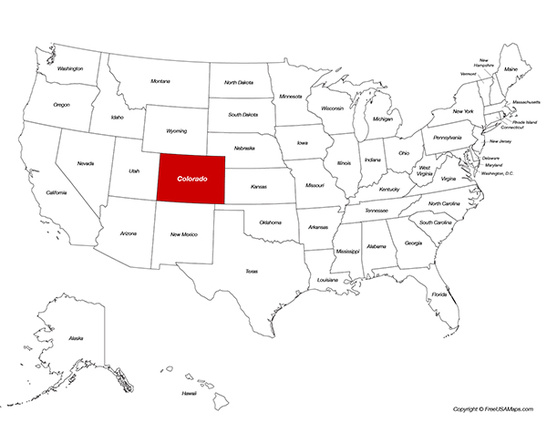 Printable Map of Colorado with Counties and Cities | Free USA Maps