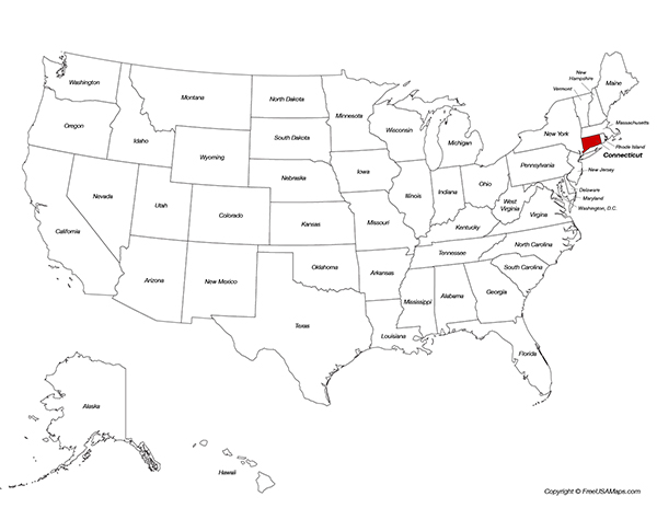 Free Maps of the United States, the 50 States and Territories | Free ...