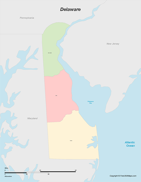 Free Maps of the United States, the 50 States and Territories | Free ...