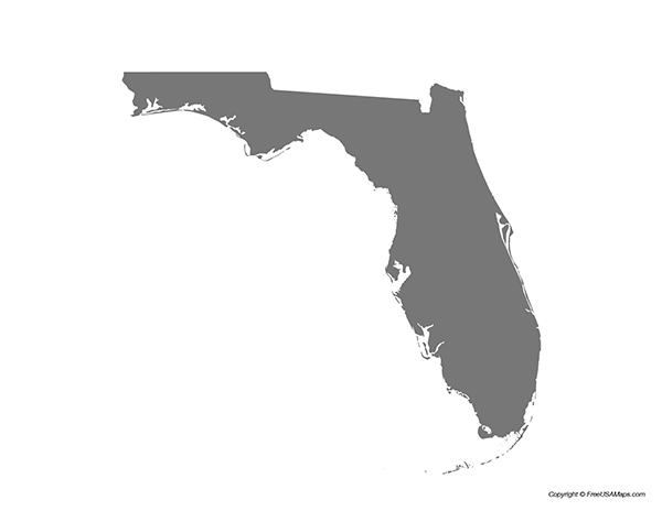 Printable Map of Florida with Counties and Cities | Free USA Maps