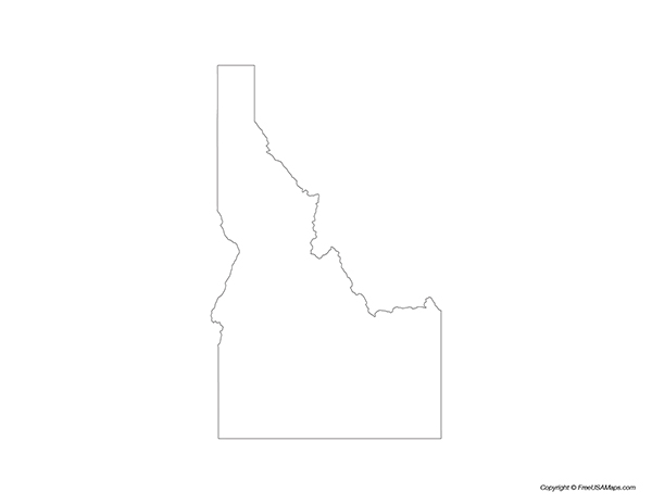 Printable Map of Idaho with Counties and Cities | Free USA Maps