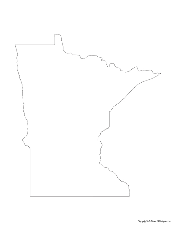 Printable Map of Minnesota with Cities | Free USA Maps
