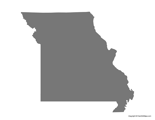 Printable Map of Missouri with Counties and Cities | Free USA Maps