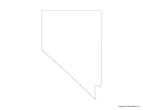 Printable Map of Nevada with Cities | Free USA Maps