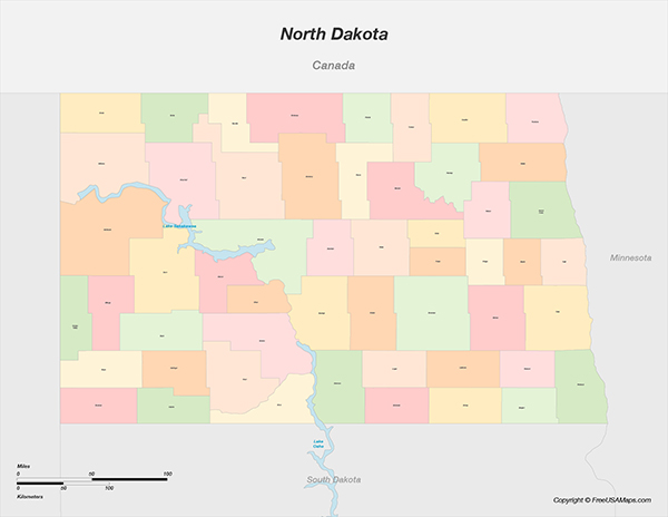 Free Maps of the United States, the 50 States and Territories | Free ...