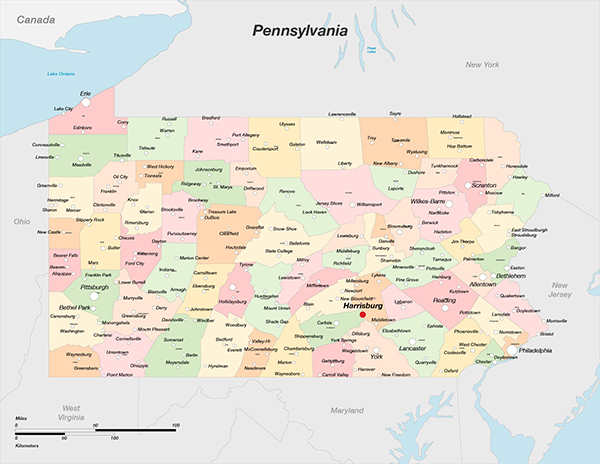 Free Maps of the United States, the 50 States and Territories | Free ...