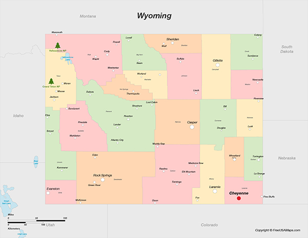 Free Maps of the United States, the 50 States and Territories | Free ...